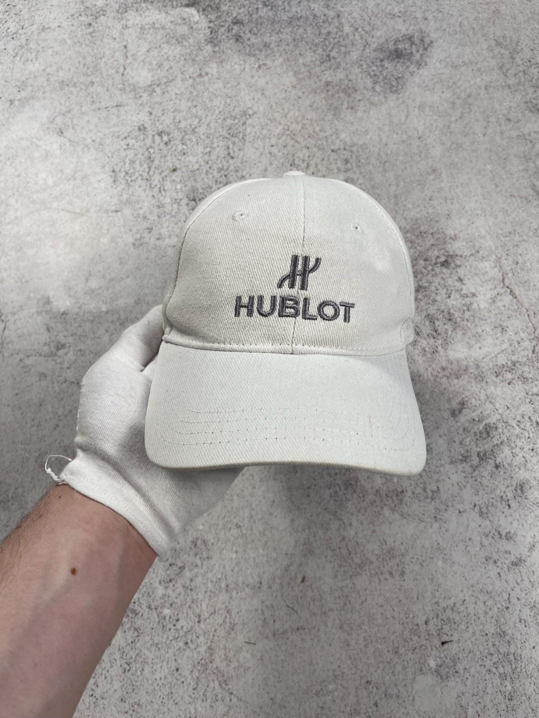 Vintage Hublot Swiss Watch White Baseball Cap One Size Adjustable Hat ...