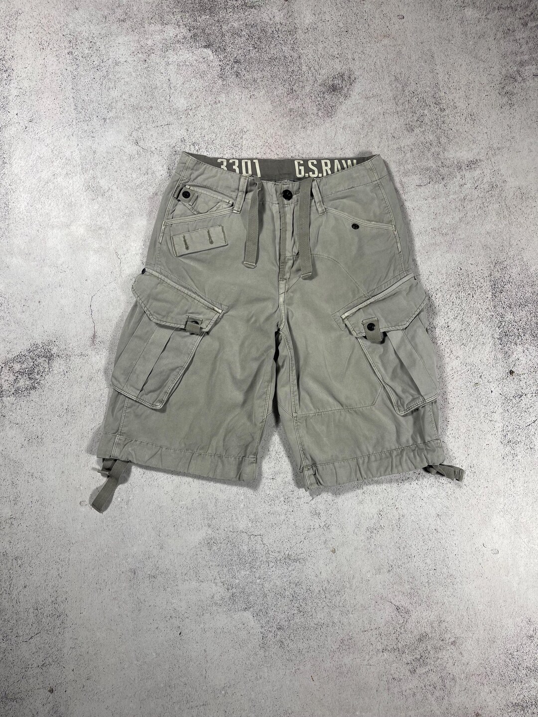 G-star Raw Rovic Pt Belt Loose Men's Vintage Cargo Multipocket Gray ...