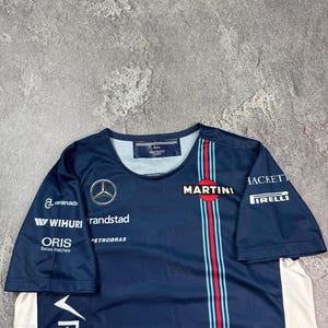Hackett London Williams Martini Racing Men's T-shirt F1 Team Blue ...