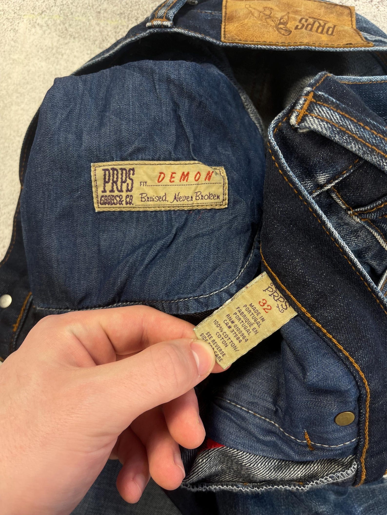 Vintage Prps Men's Denim Blue Paint Splatter Jeans Distressed Pants Size 32 - Etsy