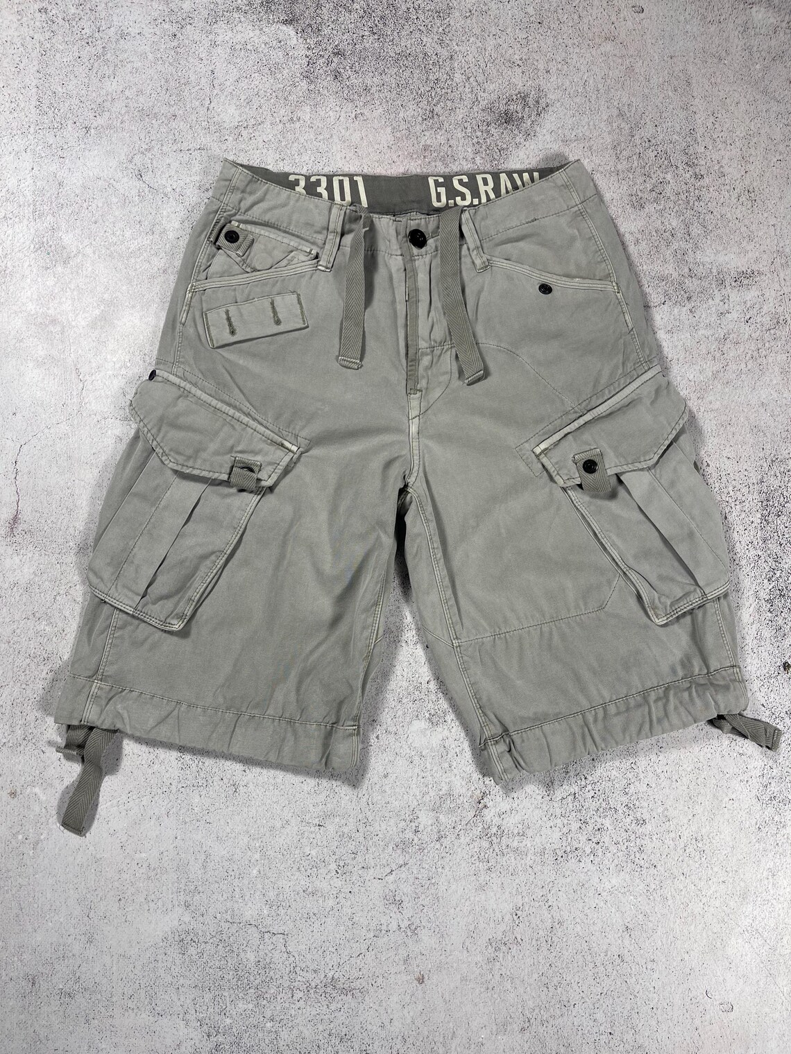 G-star Raw Rovic Pt Belt Loose Men's Vintage Cargo Multipocket Gray ...