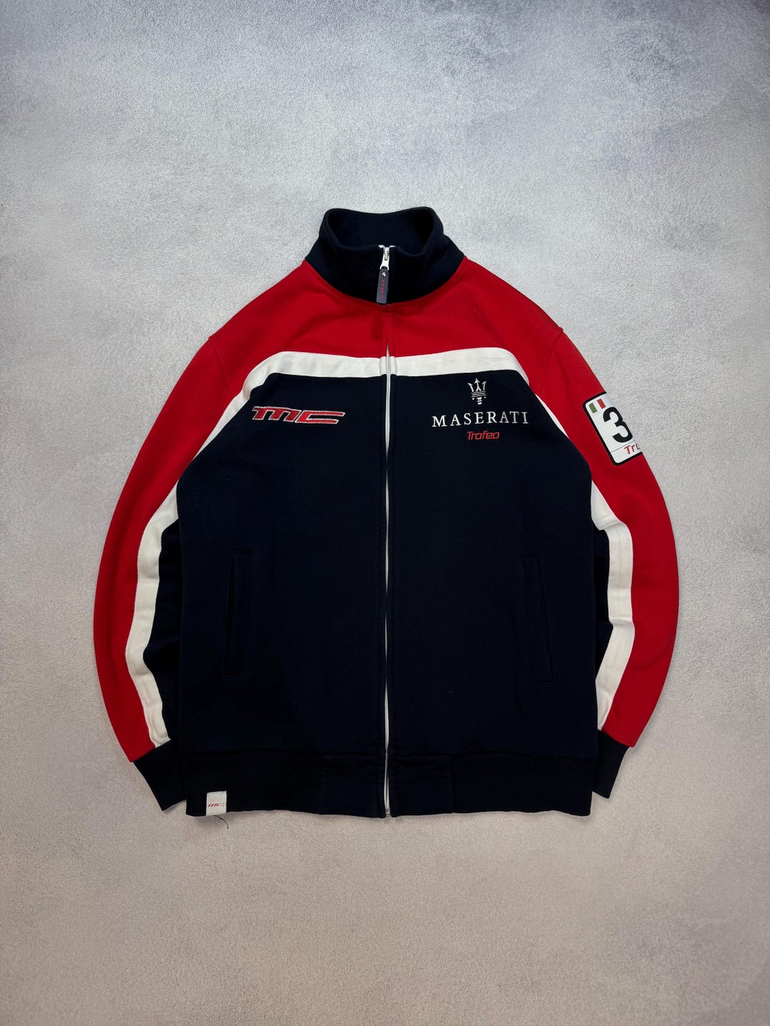 Maserati Corse Italia 33 Racing F1 Team MC Full Zip Track Jacket Y2K ...