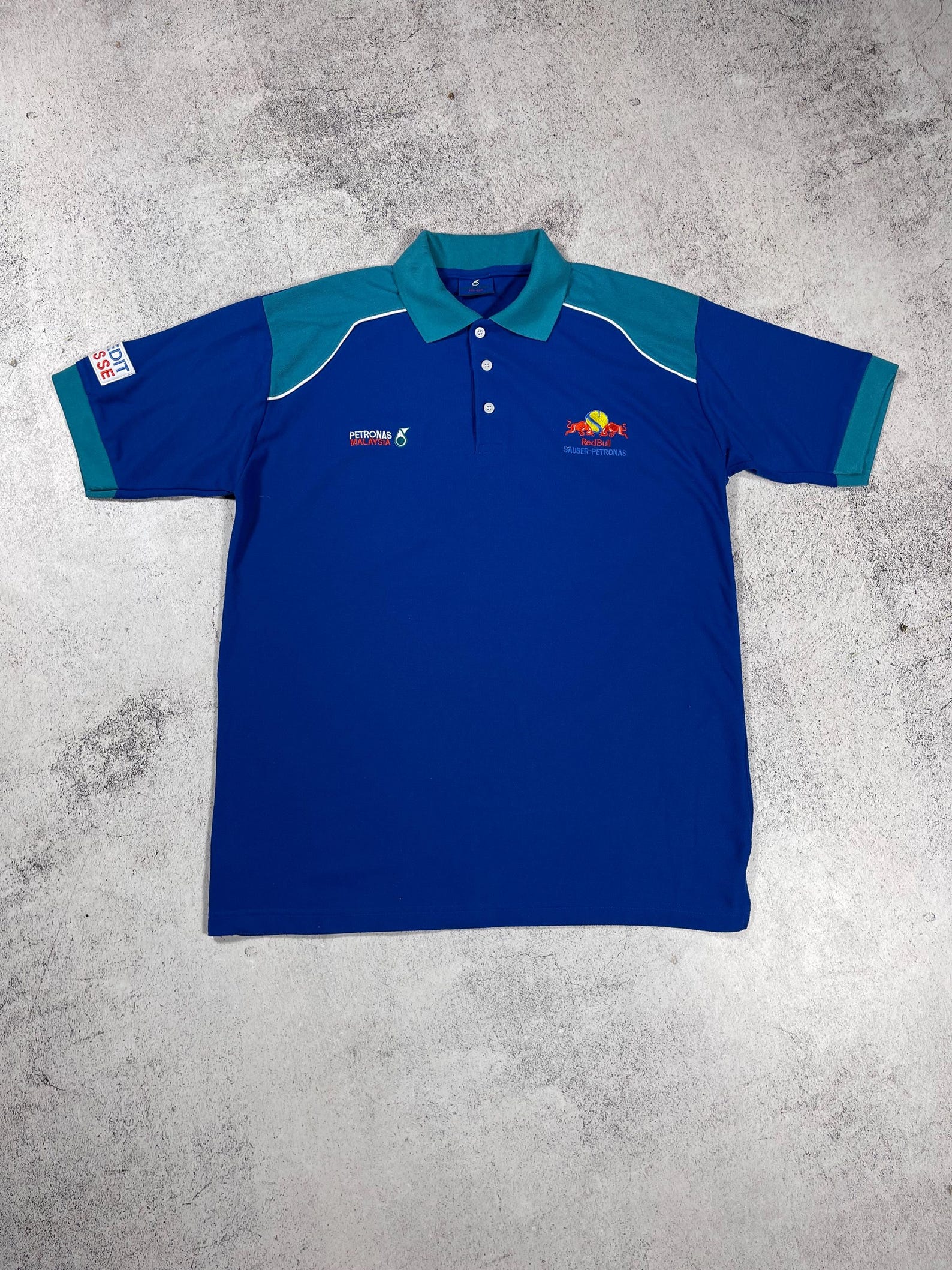 Red Bull Sauber Petronas Men's Vintage 90s' Polo T-shirt Racing F1 - Etsy