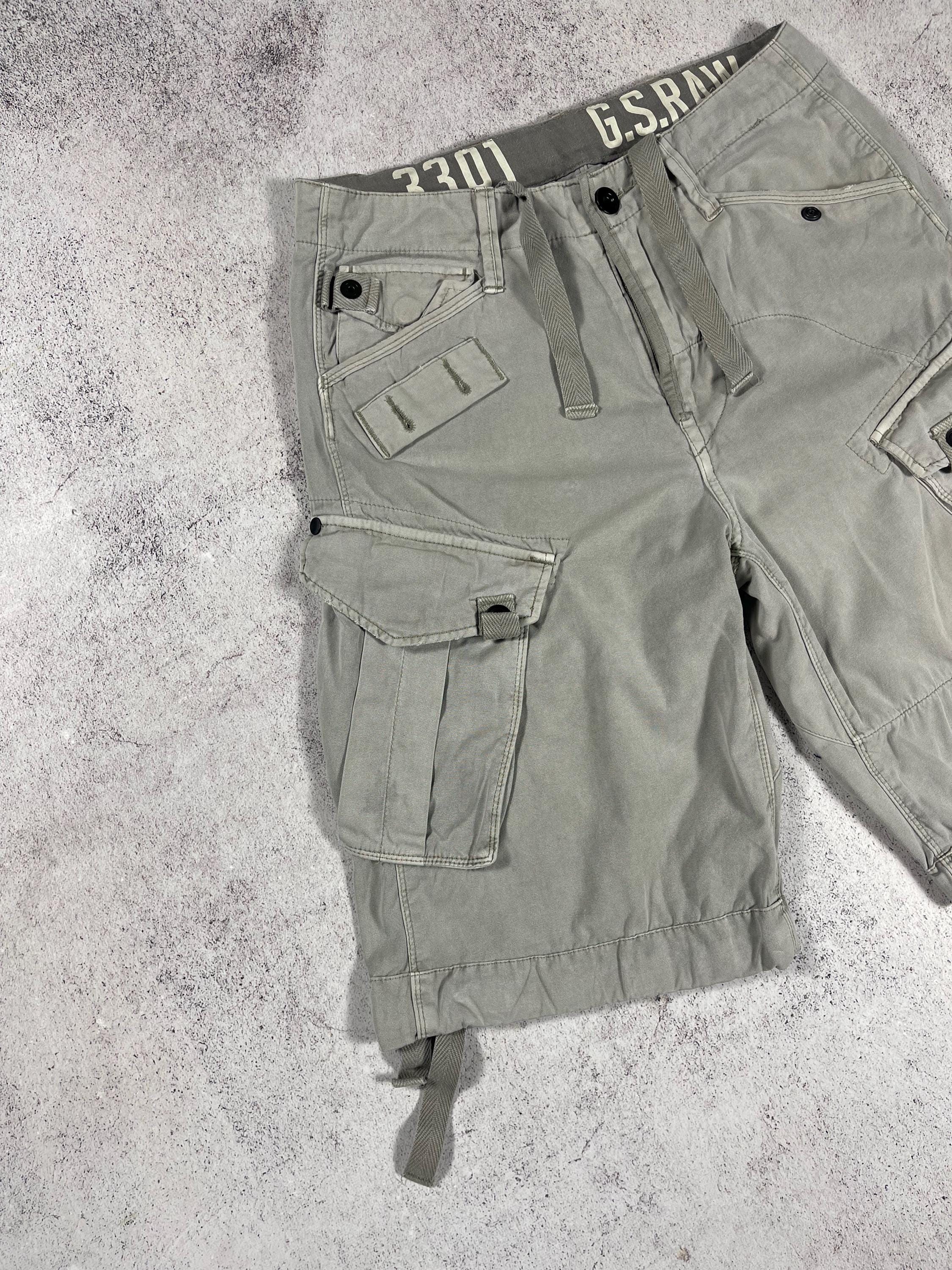 G-star Raw Rovic Pt Belt Loose Men's Vintage Cargo Multipocket Gray ...