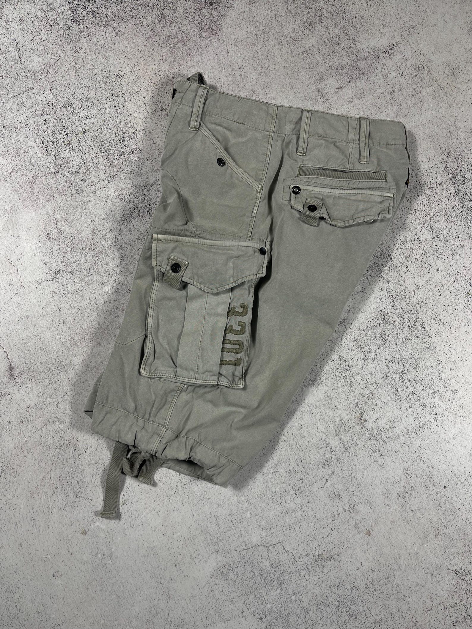 G-star Raw Rovic Pt Belt Loose Men's Vintage Cargo Multipocket Gray ...