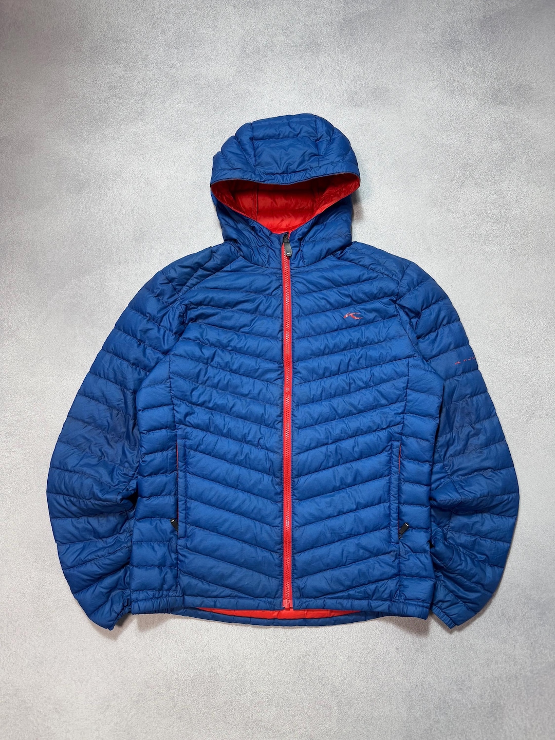 Kjus Men Conversion Down Jacket Outdor Puffer Ski Blue Size S-M Pack It ...