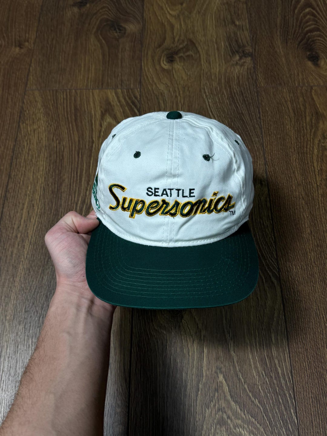 RARE Vintage 90s Sports Specialties Seattle Supersonics Script NBA ...