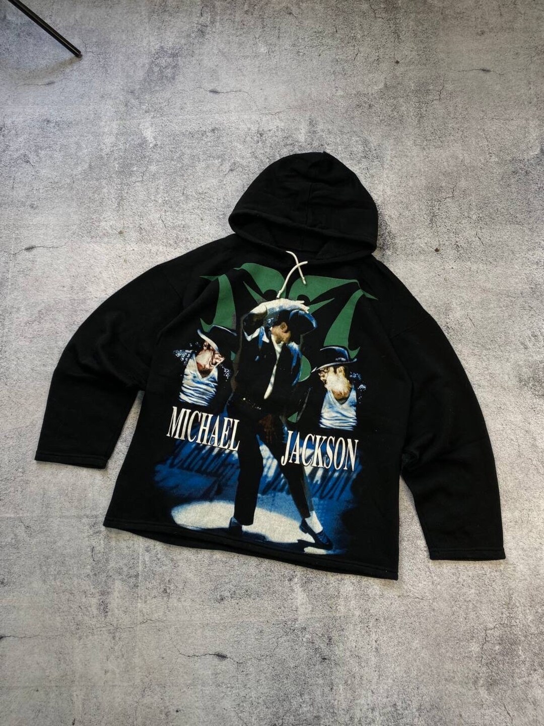 Vintage Michael Jackson 90's Tour Empire Rap/pop Hoodie Big Print Size ...