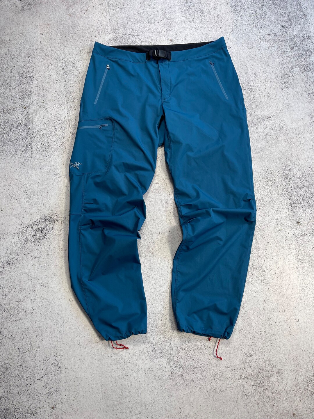 Arcteryx Gamma Lt Softshell Men's Blue Pants Side Logo Pockets Trousers ...