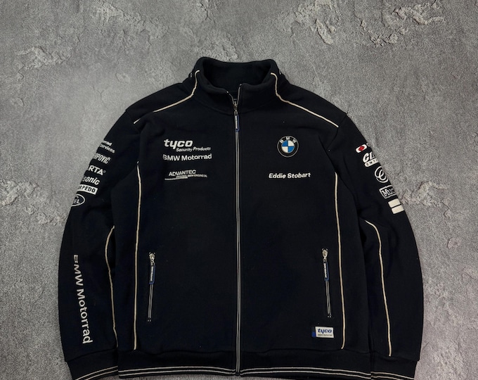 Tyco BMW Motorrad Motorsport Official Men's Racing Fleece Jacket Size M ...