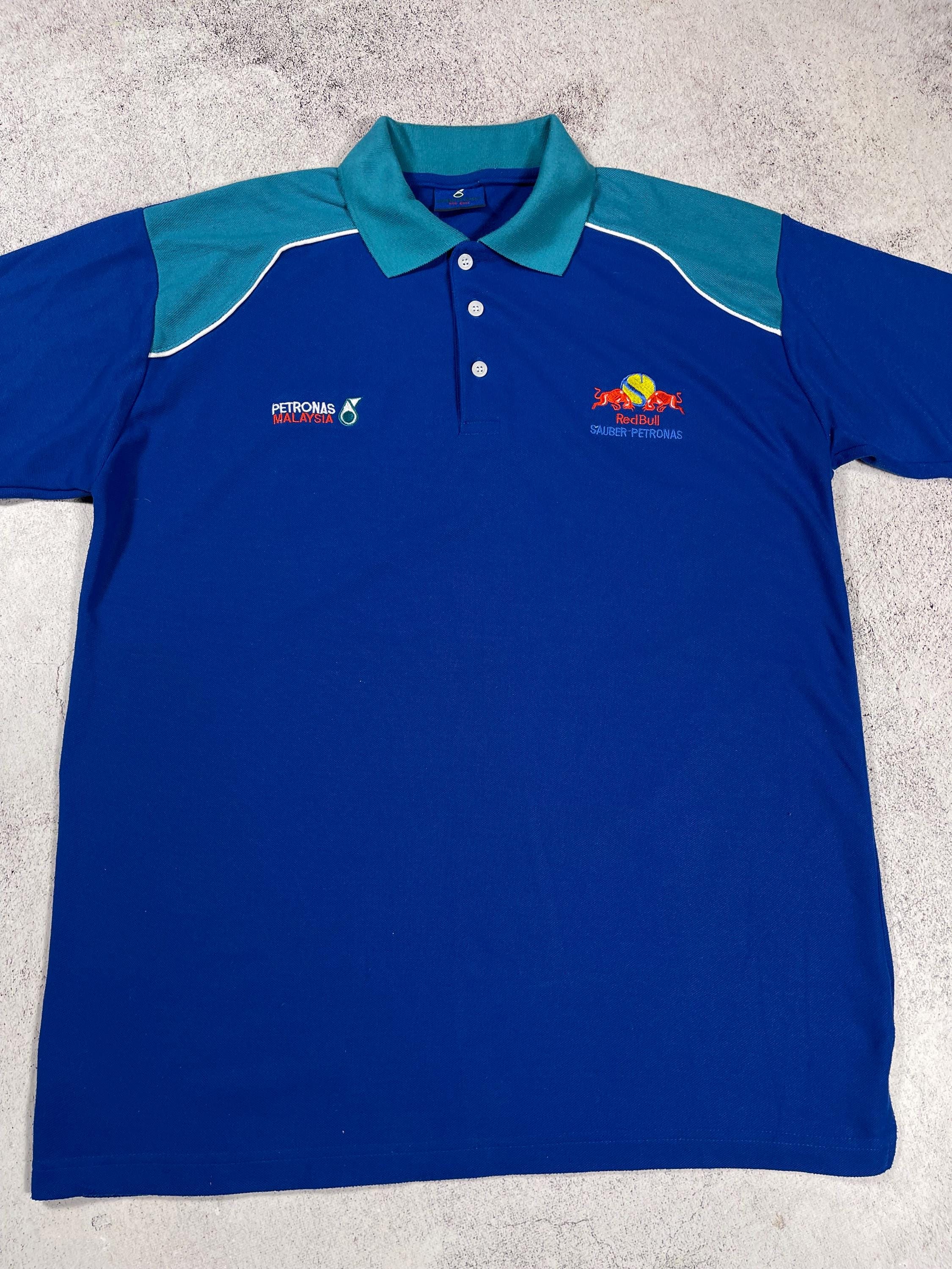 Red Bull Sauber Petronas Men's Vintage 90s' Polo T-shirt Racing F1 - Etsy