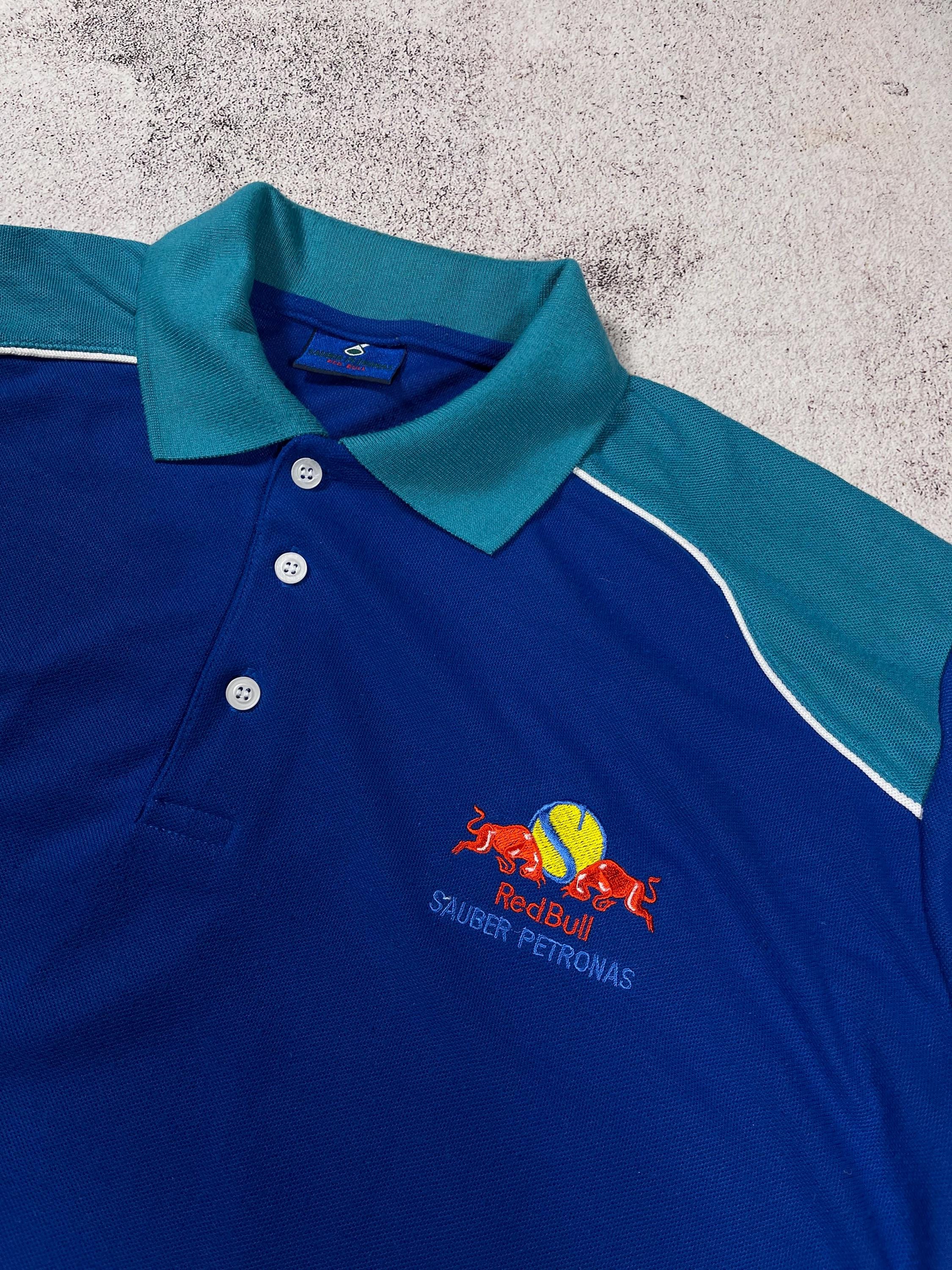 Red Bull Sauber Petronas Men's Vintage 90s' Polo T-shirt Racing F1 - Etsy