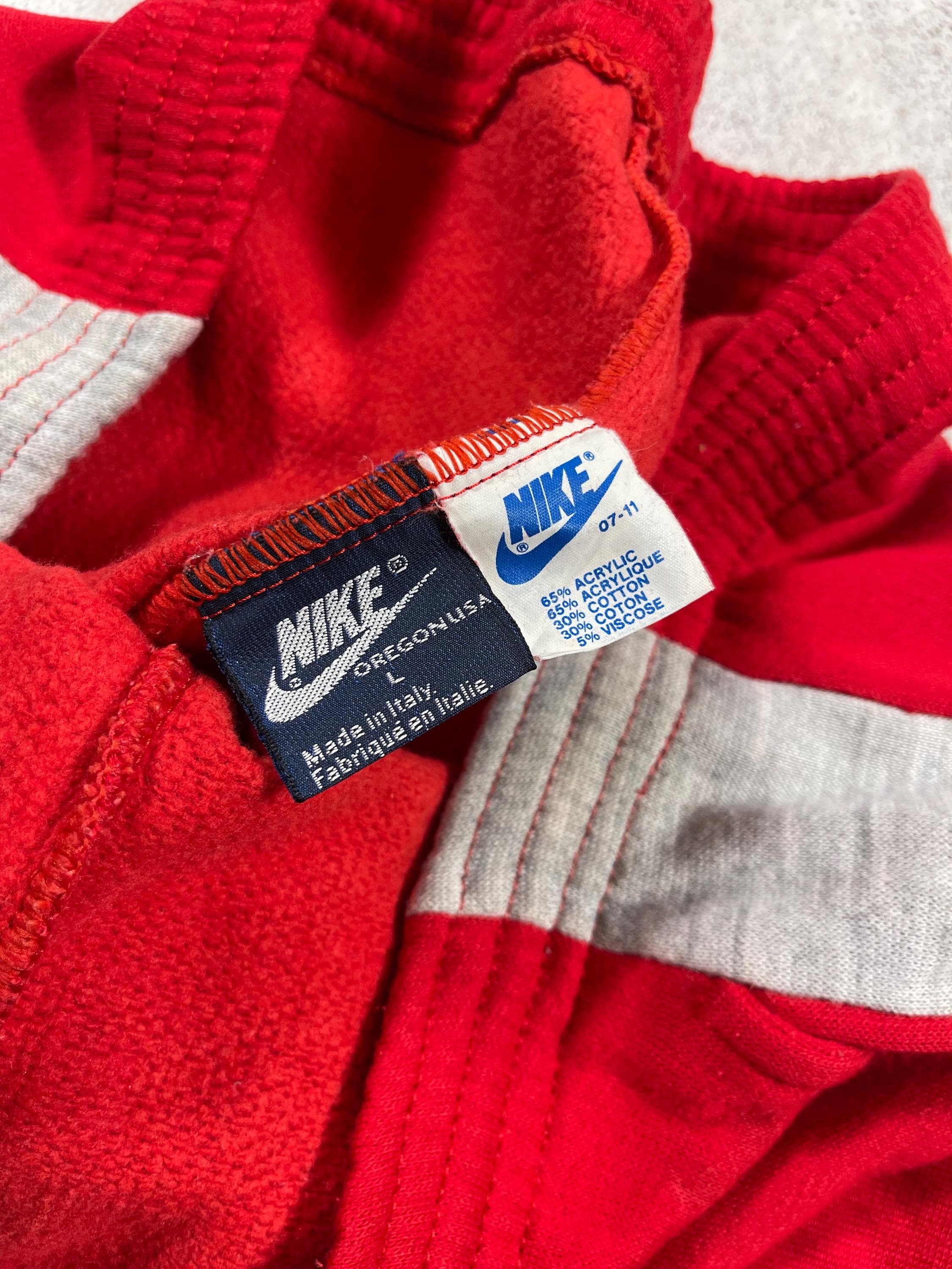 Nike Oregon USA Men's Vintage 80s Red Track Suit Set Jacket/pants Size ...