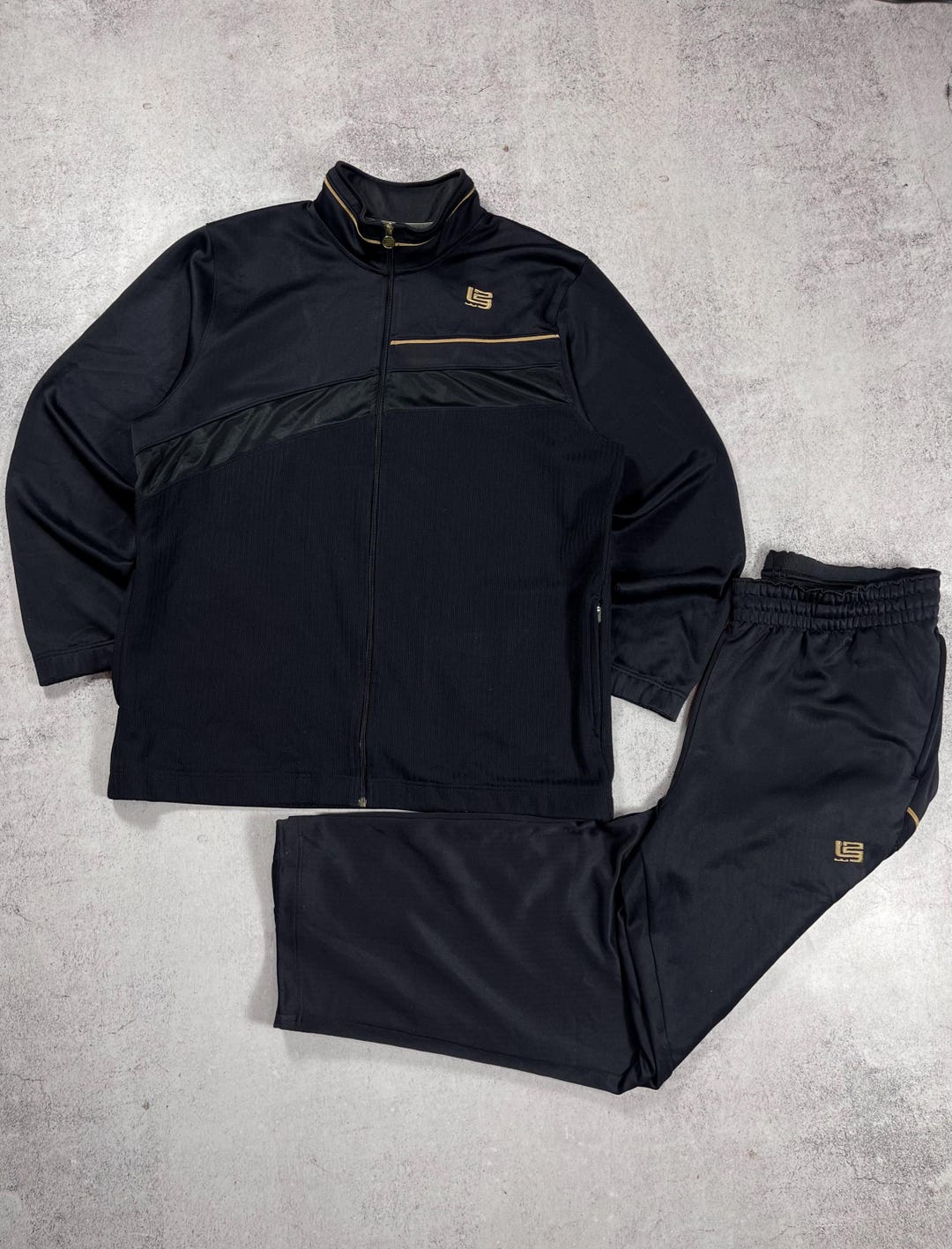 Nike Lebron James LJ23 Men's Vintage Basketball Track Suit Set Jacket ...