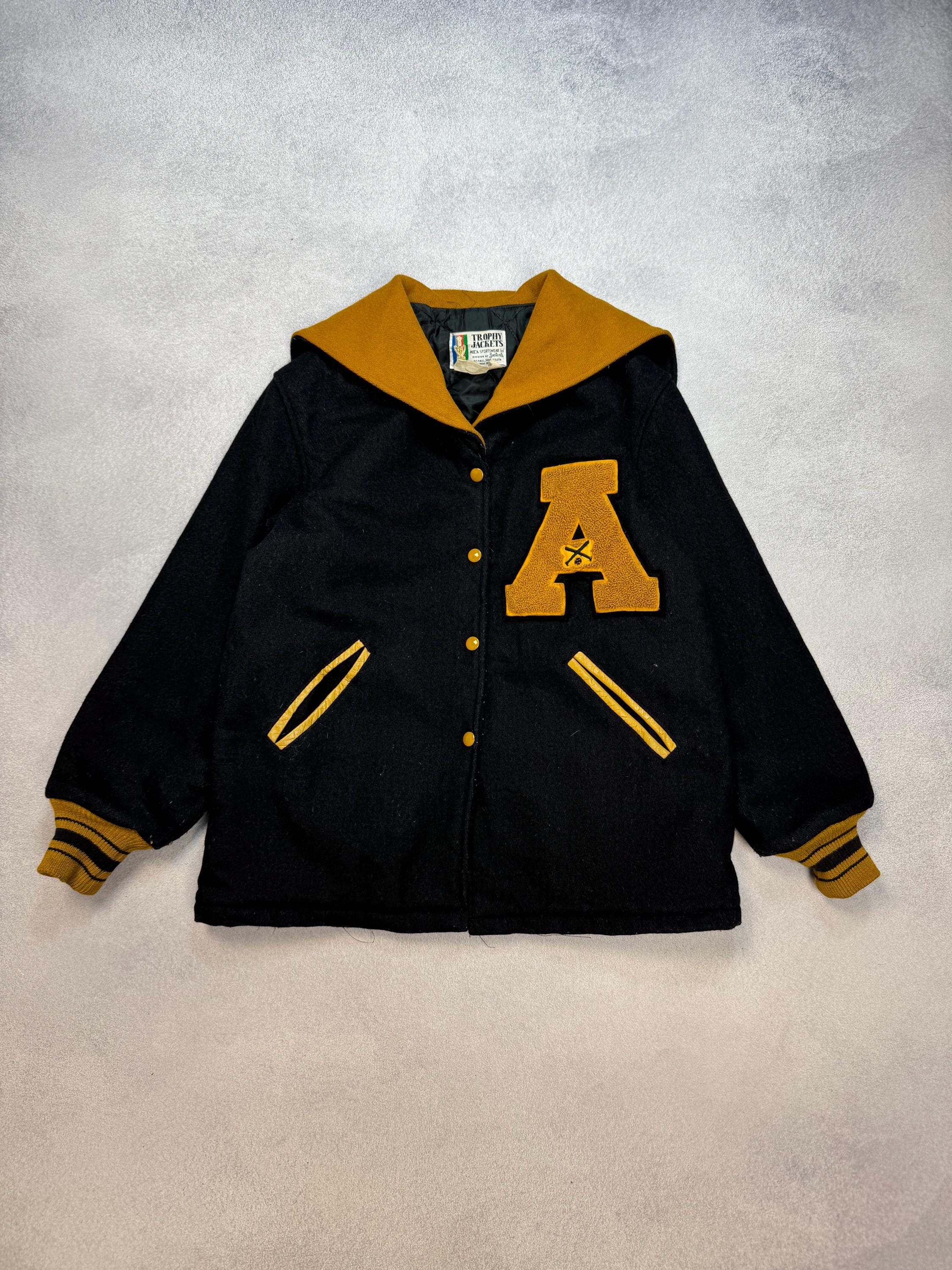 Vintage 60s Antique Trophy Jackets Bomber Varsity Litterman Baseball ...