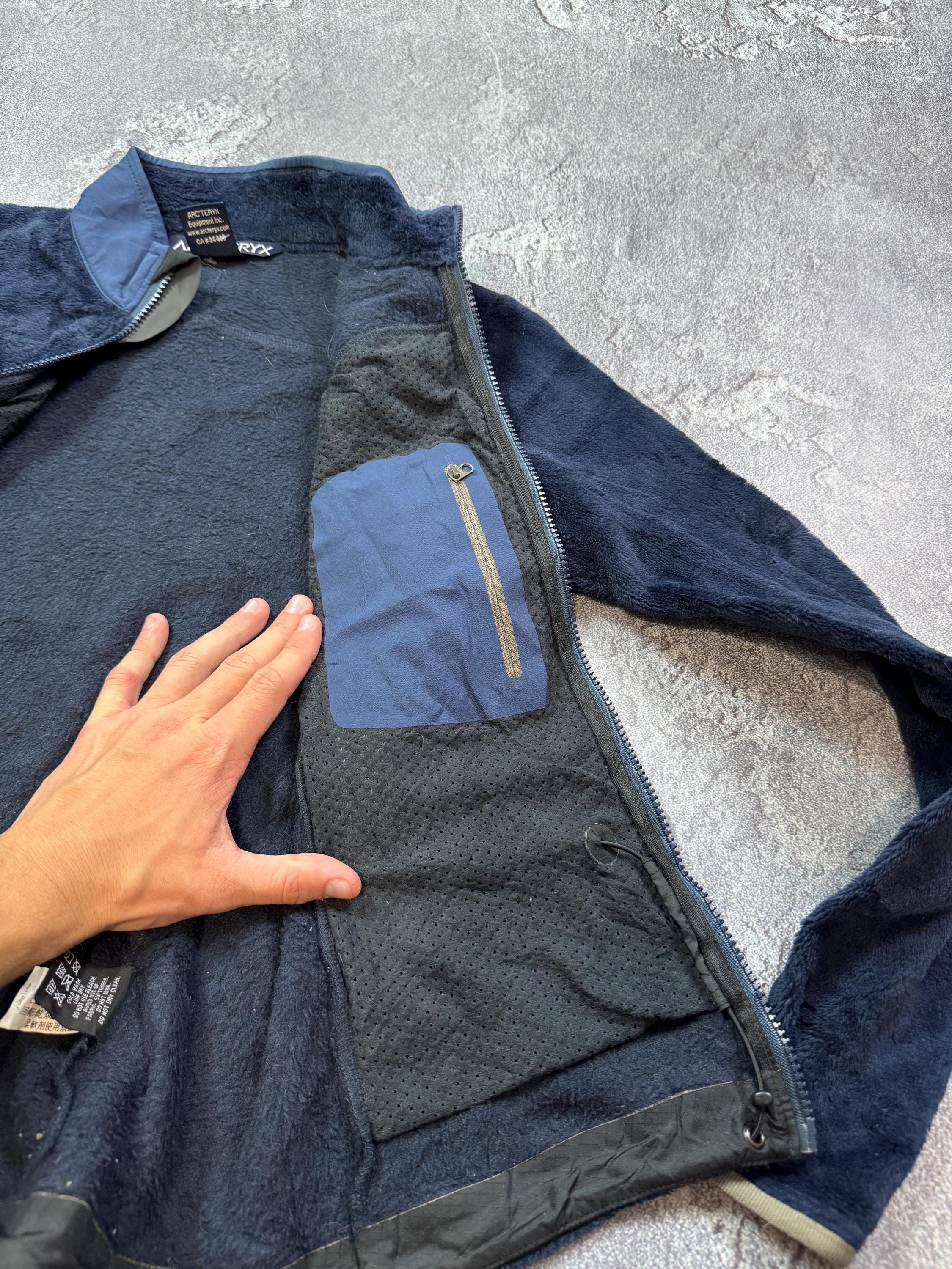 Arcteryx Fleece Womans Navy Blue S Polartec Full Zip Teddy Deep Pile - Etsy