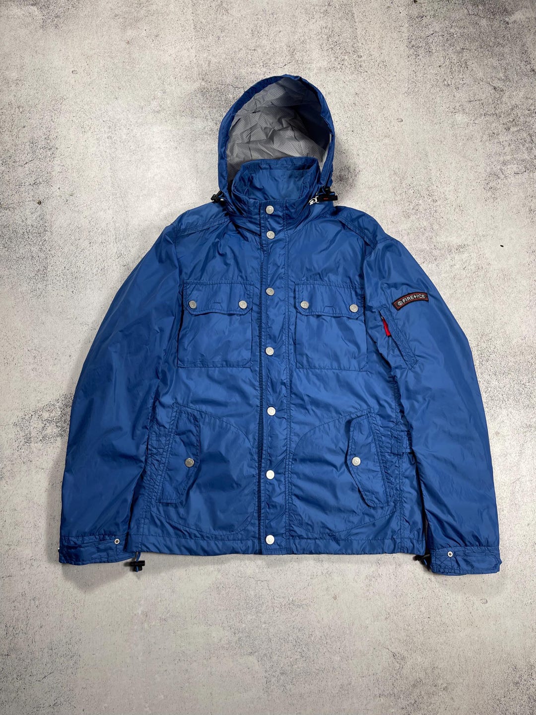 Bogner Fire & Ice Men's Nylon Hooded Zip Blue Jacket Outdoor ...
