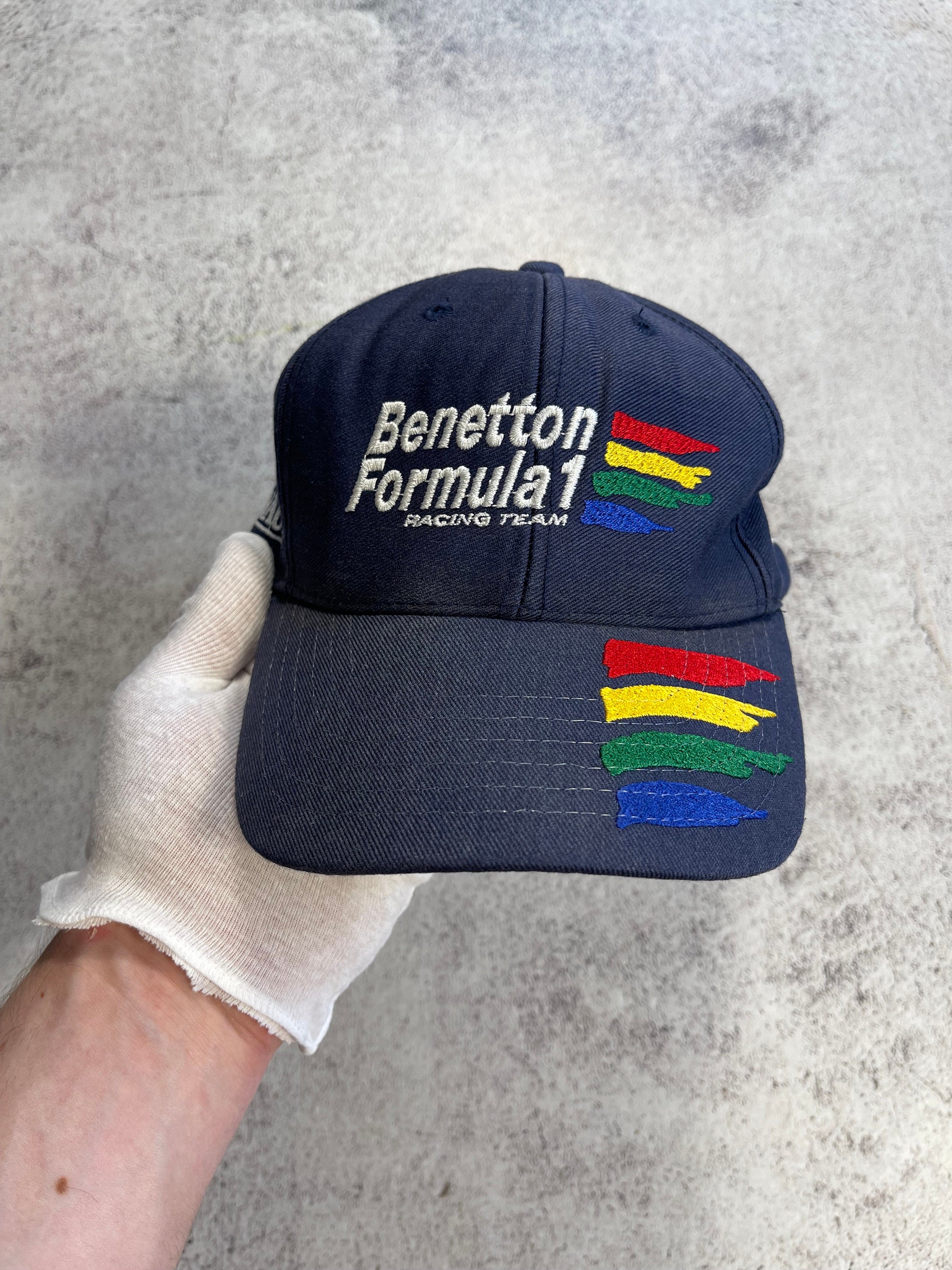 Benetton Formula 1 Racing Team Renault Vintage Cap Embroidered Snapback ...