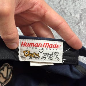 Mens Human Made Japanese Baseball Navy Duck Logo Hat Cap ONE SIZE RARE ...