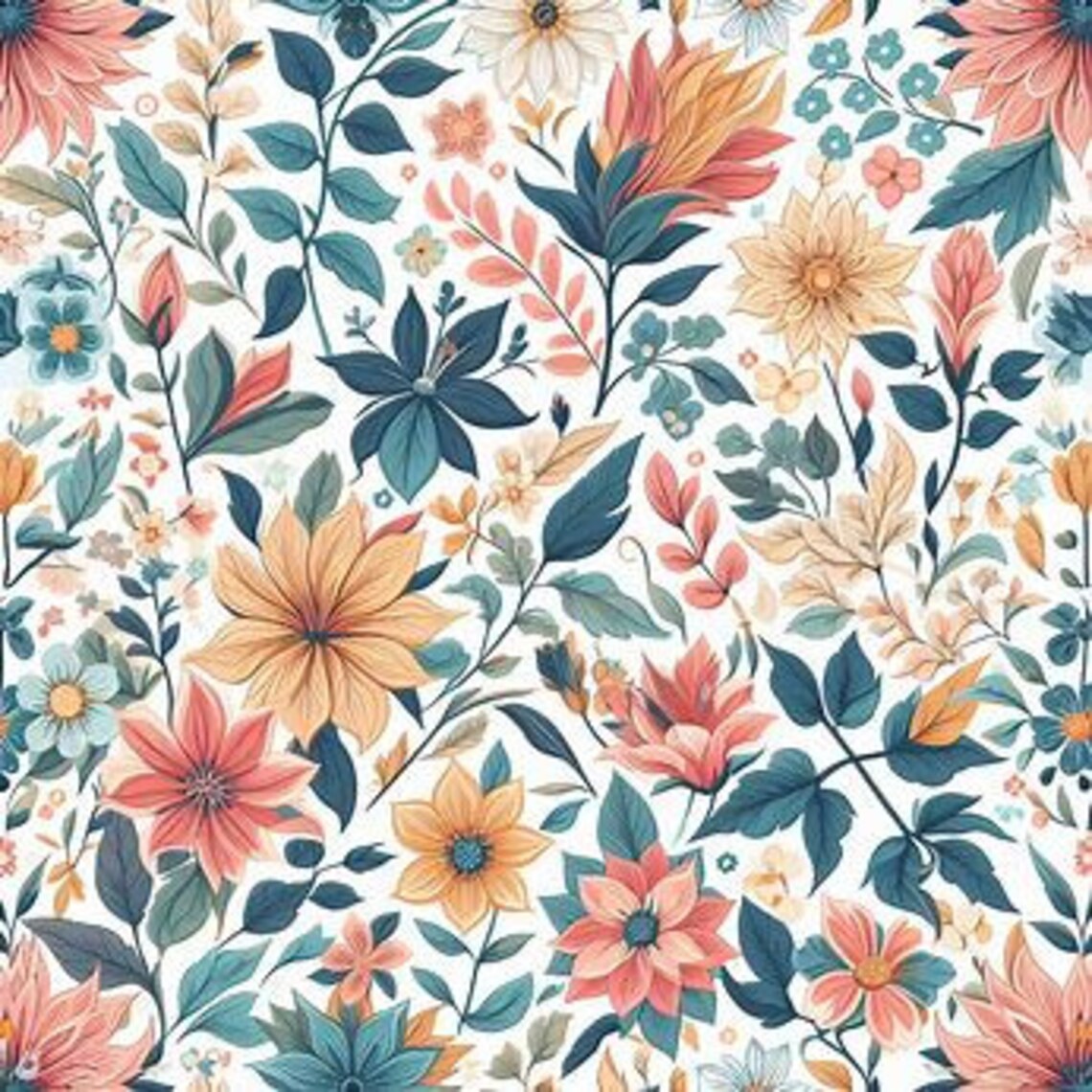 Flower Digital Patterns - Etsy