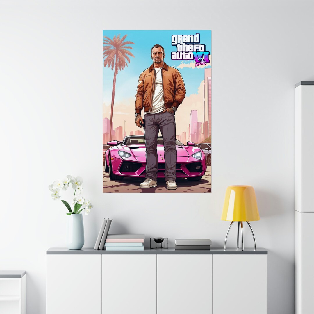 GTA 6 Matte Vertical Posters - Etsy