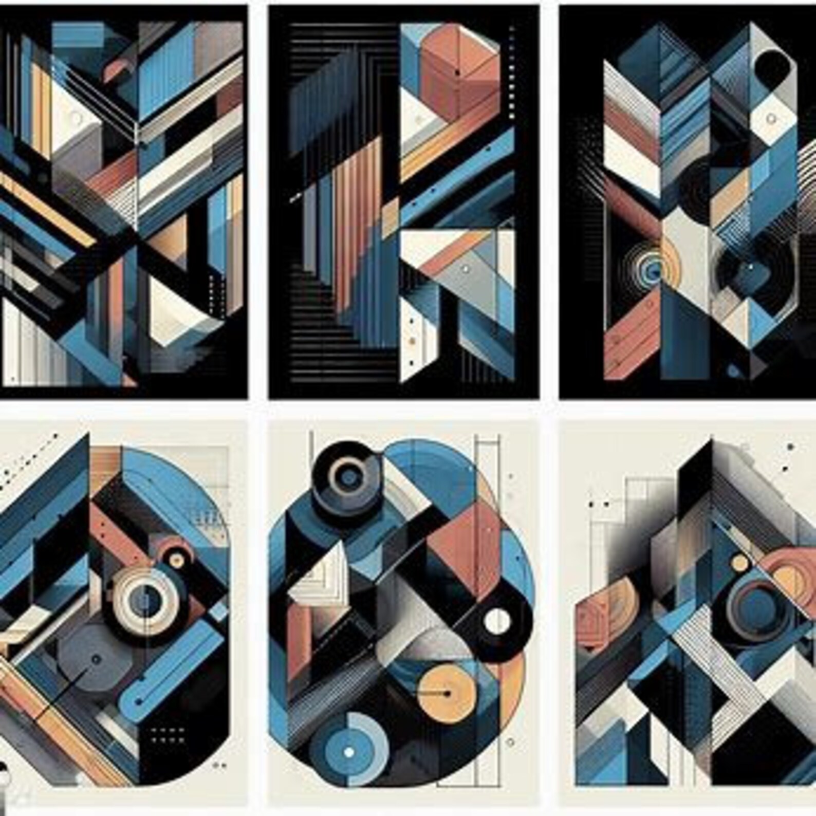 Futuristic Digital Patterns - Etsy