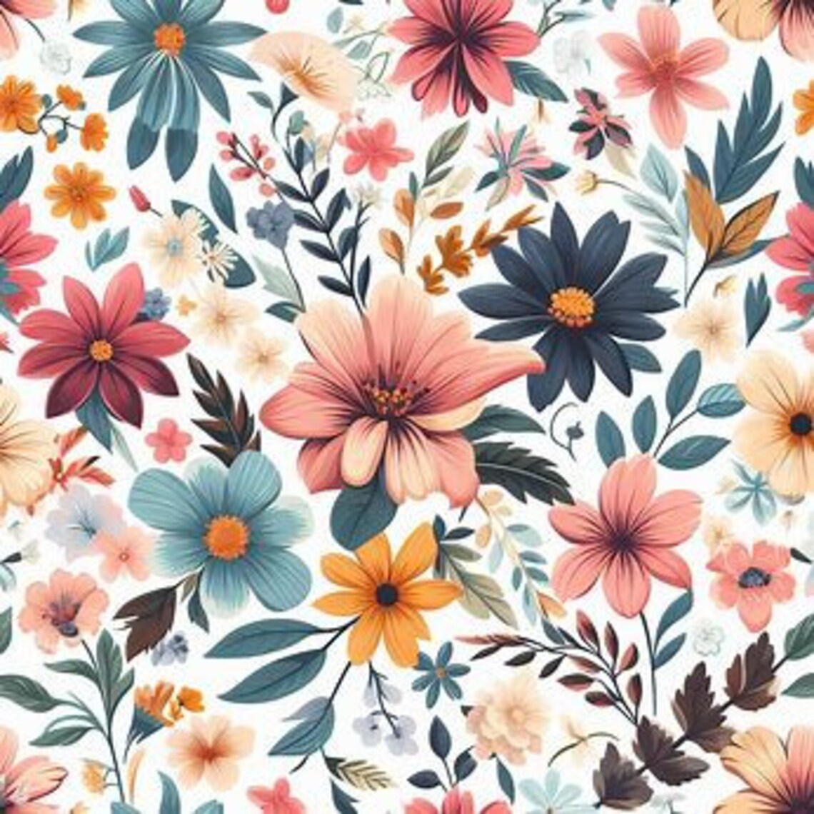Flower Digital Patterns - Etsy
