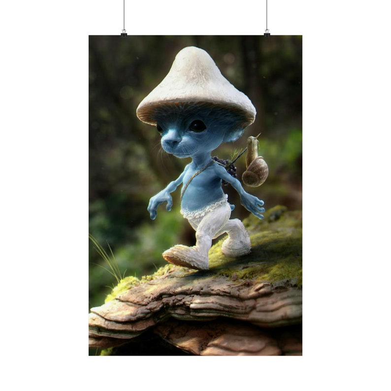 Smurf Cat Meme Posters - Etsy