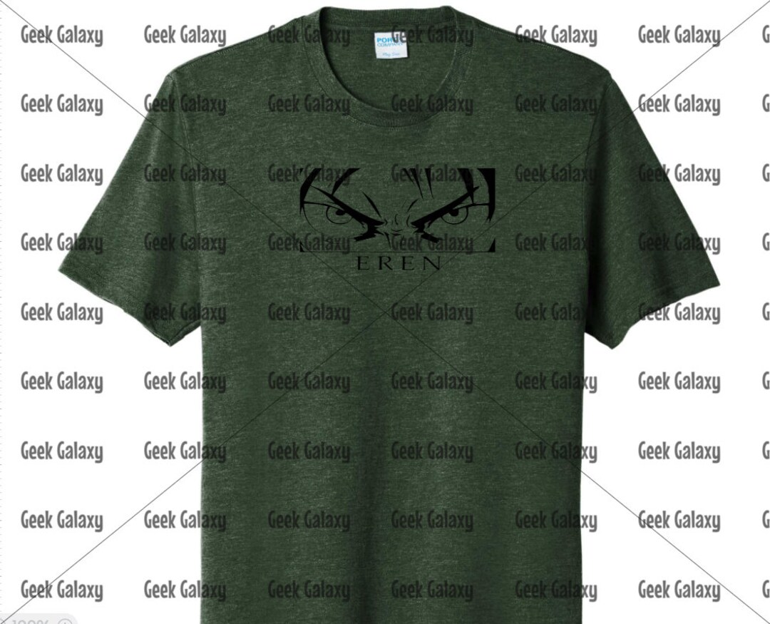 Attack on Titan Eren Yeager Tshirt-anime Tshirt-manga-eren - Etsy