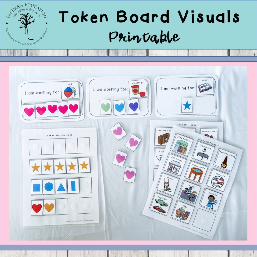 Token Board Visual Printable - Etsy