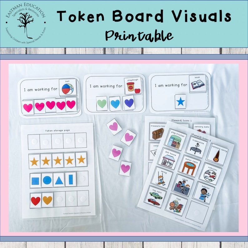Token Board Visual Printable - Etsy
