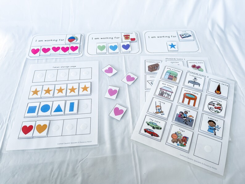 Token Board Visual Printable - Etsy