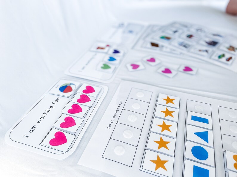 Token Board Visual Printable - Etsy