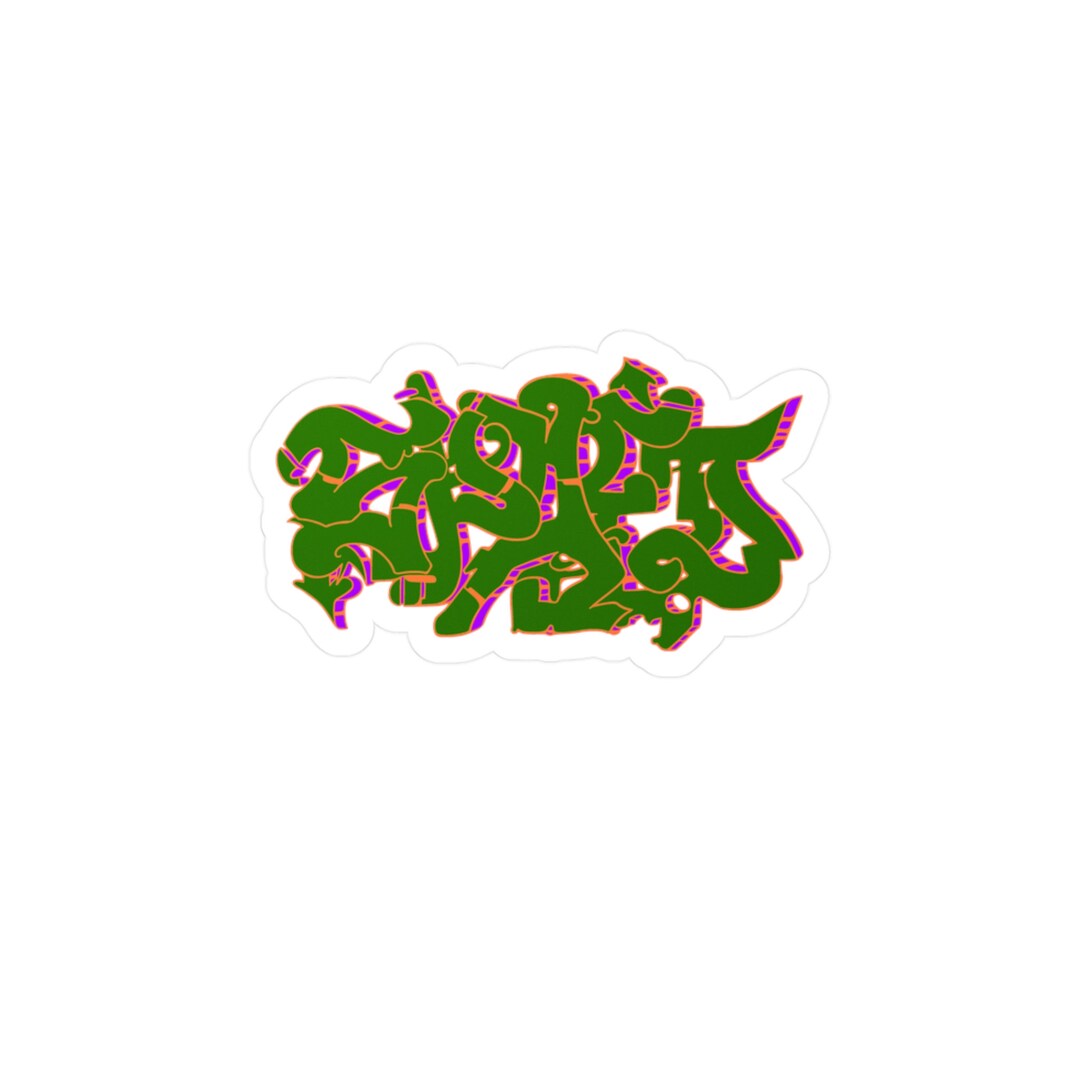 Green SPAED Graff Kiss-cut Vinyl Decals - Etsy