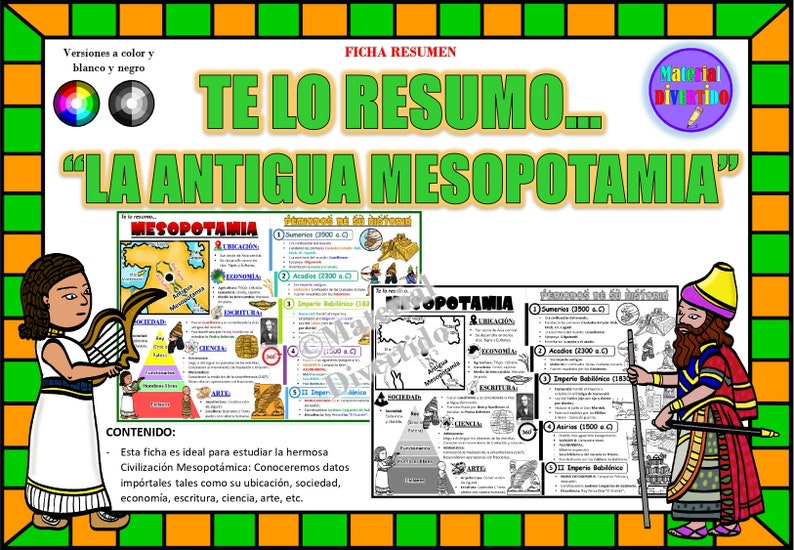 SUMMARY SHEET I'll Summarize It for You... ancient Mesopotamia ...