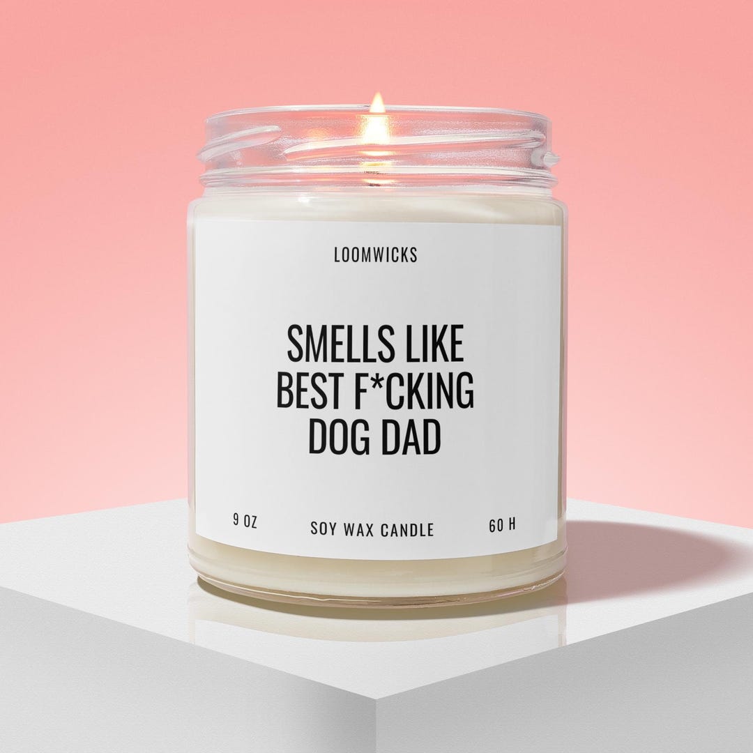 Best Dog Dad Ever Candle, Fathers Day Gift for Dad, New Dog Dad Gift ...