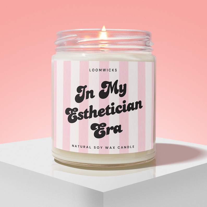 Esthetician Era Candle, Funny Esthetician Gifts, Esthetician School ...