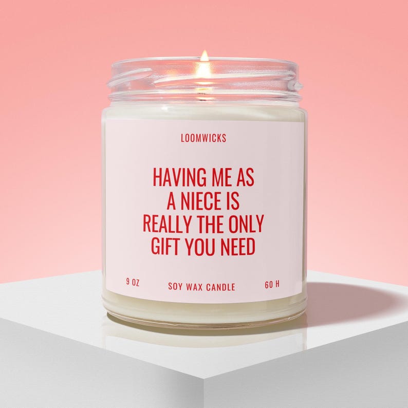 Funny Aunt Candle Gift Box, Aunt Gift From Niece, Aunt Gift Ideas, Aunt ...