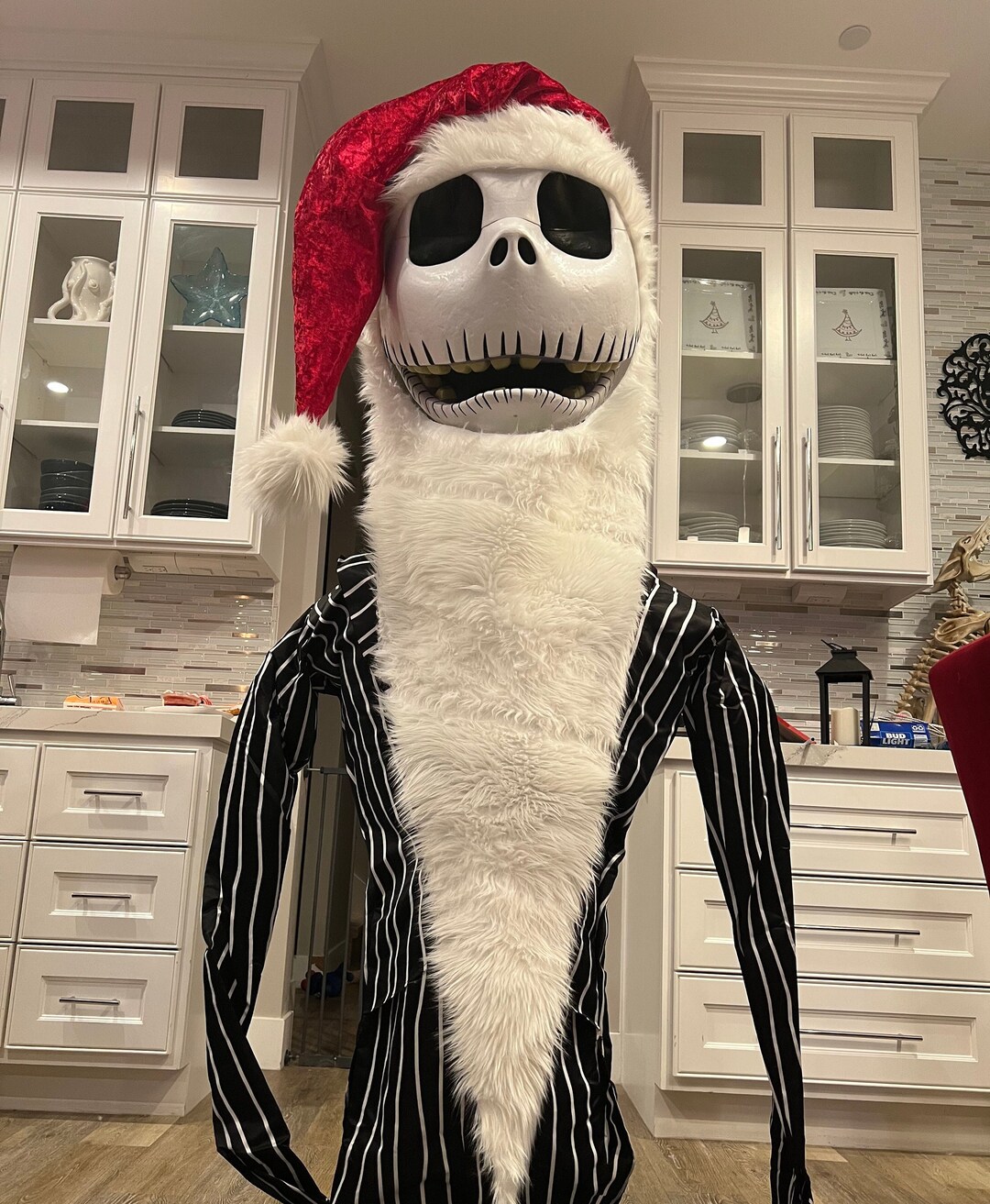 Jack Skellington Santa Hat & Beard ready to Ship - Etsy