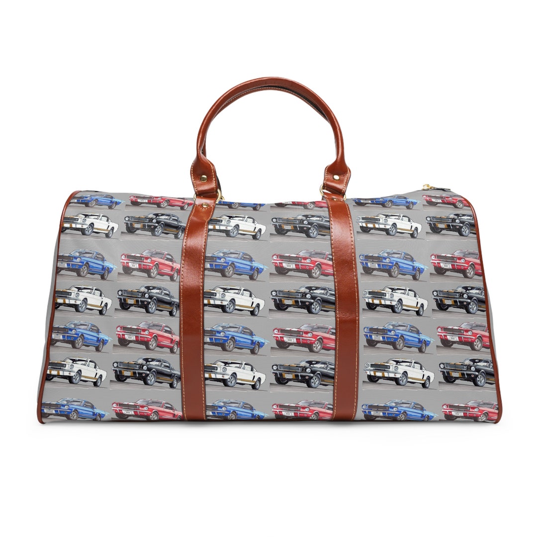 Shelby Mustangs GT350 Vintage Racer Car Guy's Waterproof Travel Bag - Etsy