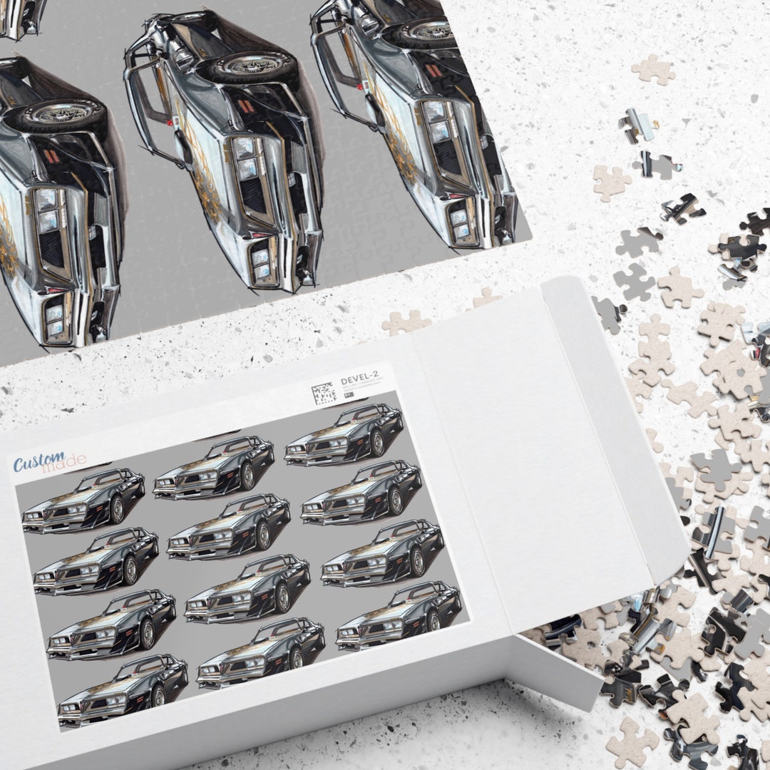 Gray and Black Pontiac Bandit Trans Am Puzzle 110, 252, 520, 1014-piece ...