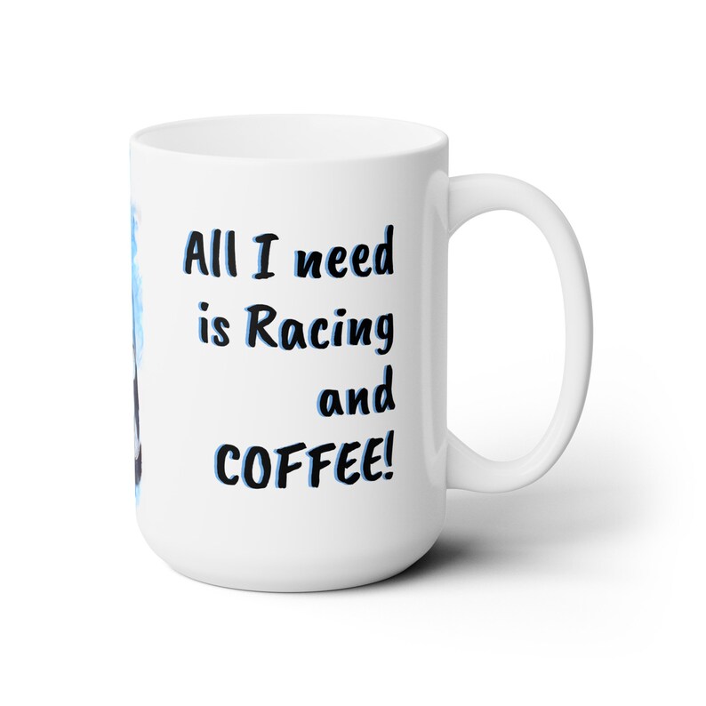 Gulf Racing Vintage Porsche Mug Original Artwork Ceramic Cup Classic ...