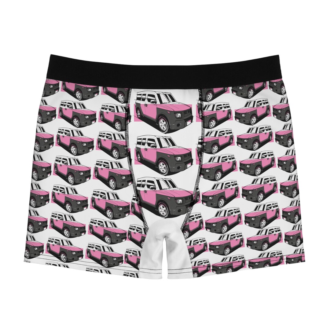 Pink and White Honda Element Valentines Day Men's Boxer Briefs - Etsy
