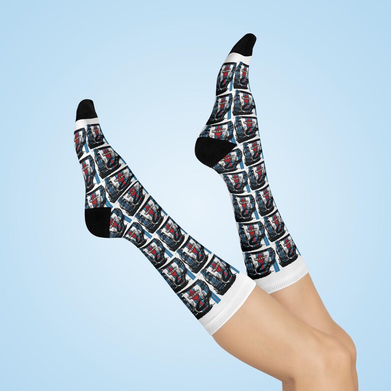 Porsche Car Martini Racecar Livery Hand Drawn Artwork Socks Multi ...