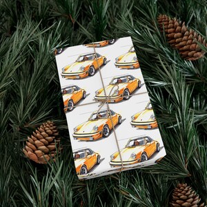 Classic Porsche 911 Targa Art Wrapping Paper Iconic Sports Car Wrap ...