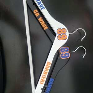 Personalized Sports Jersey / Uniform Hangers - Hockey, Baseball ...