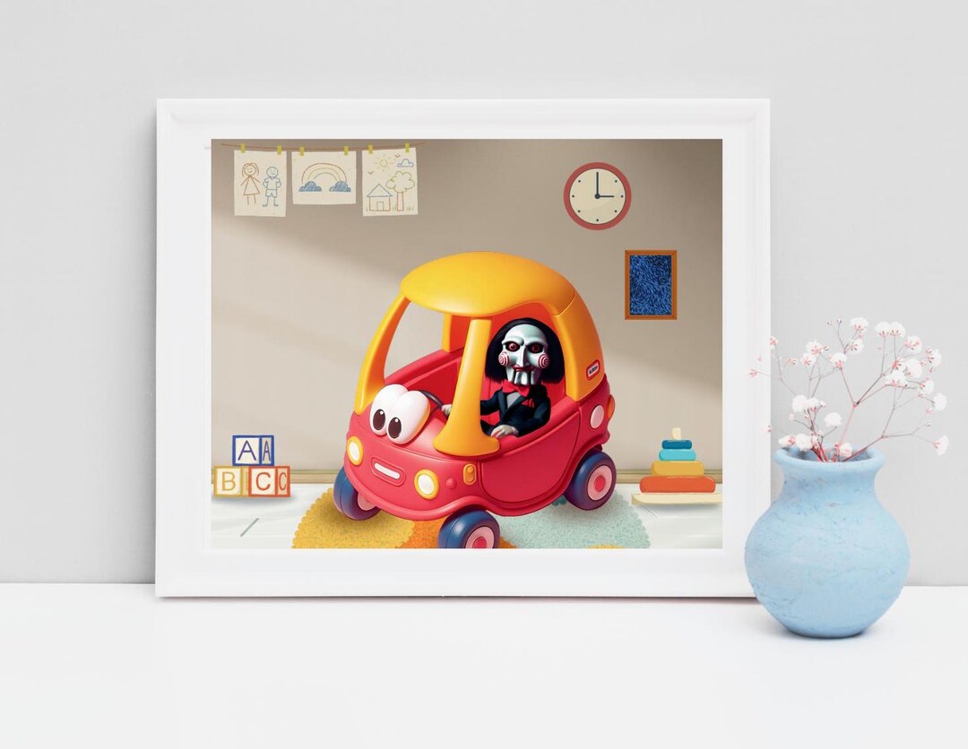 SAW Movie - Billy the Puppet Print - 8x10 - Wall Art- Office Decor ...