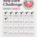 Self-care Challenge Planner Digital Product Easy Download - Etsy