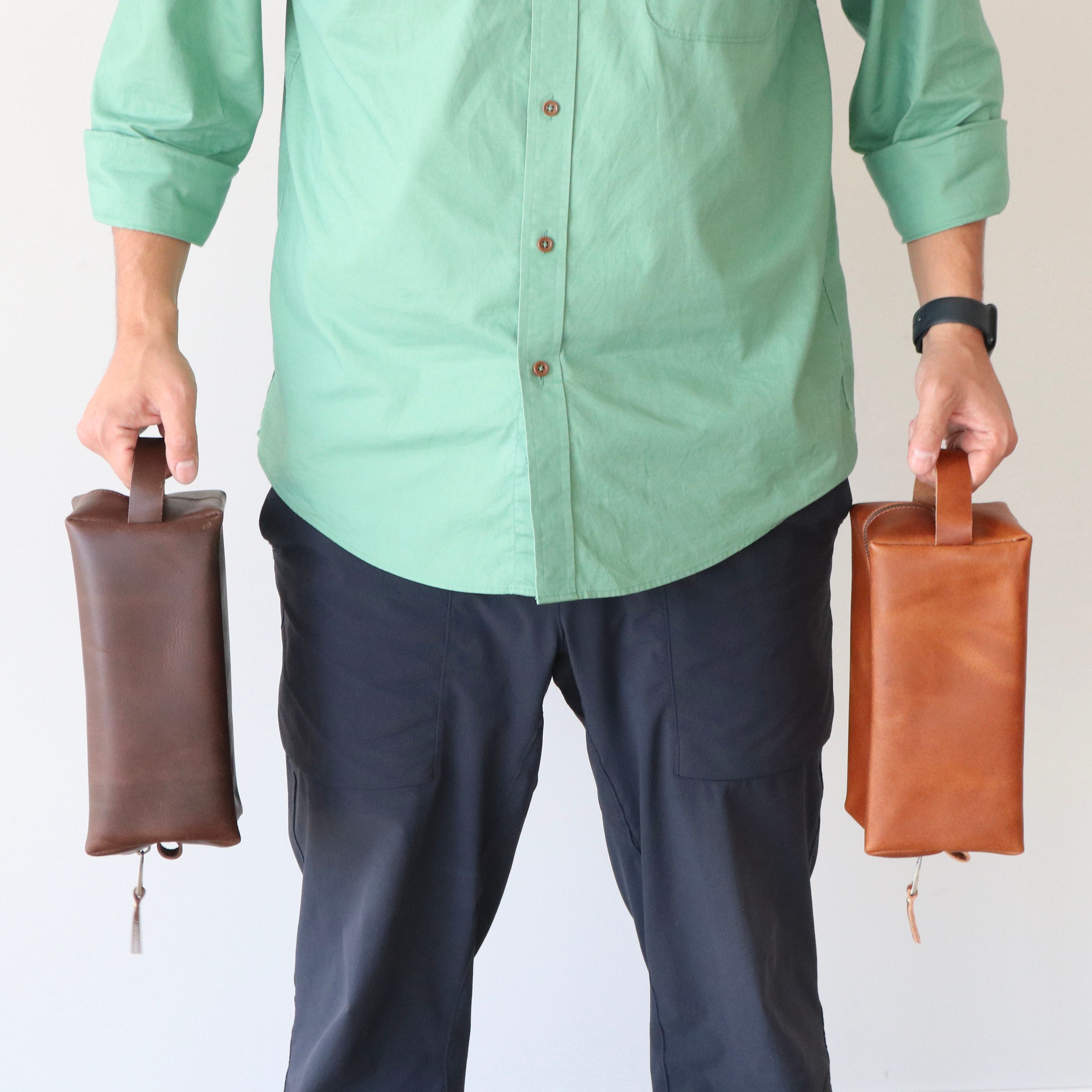 Engraved Leather Dopp Kit, Personalized Groomsmen Gift - Etsy