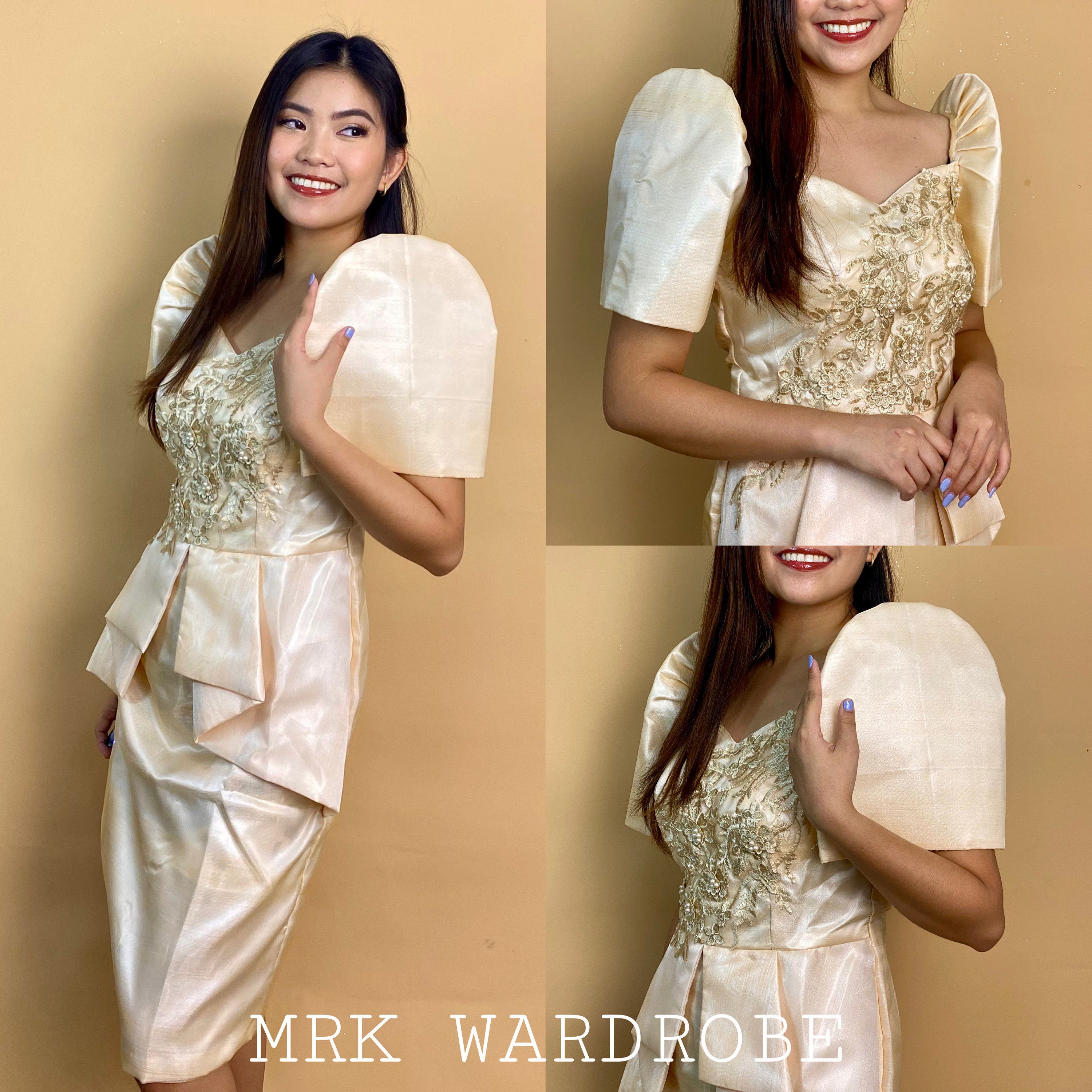 Piña Organza Filipiniana Dress Heidi Dress - Etsy